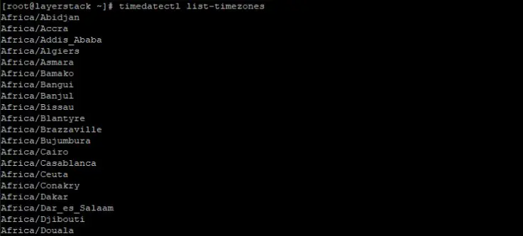 如何在centos和fedora操作系统上设置时区和ntp Varidata Limited